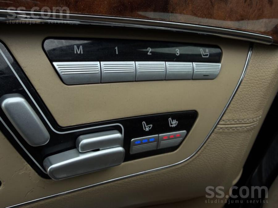 Melns Mercedes-Benz S 350 2005 Rīga, ar dzinēja tilpumu 3.50 L un nobraukumu 328 tūkst. km par 6490 €, foto 13 vietnē AUTOMOTO.COM.LV