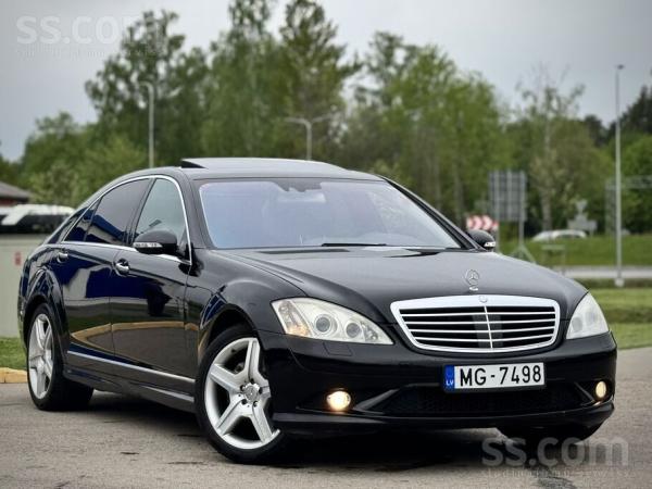 Black Mercedes-Benz S 350 2006 in Riga, with an engine capacity of 3.50 L and mileage of 270 thousand km for 6000 €, photo 7 on AUTOMOTO.COM.LV