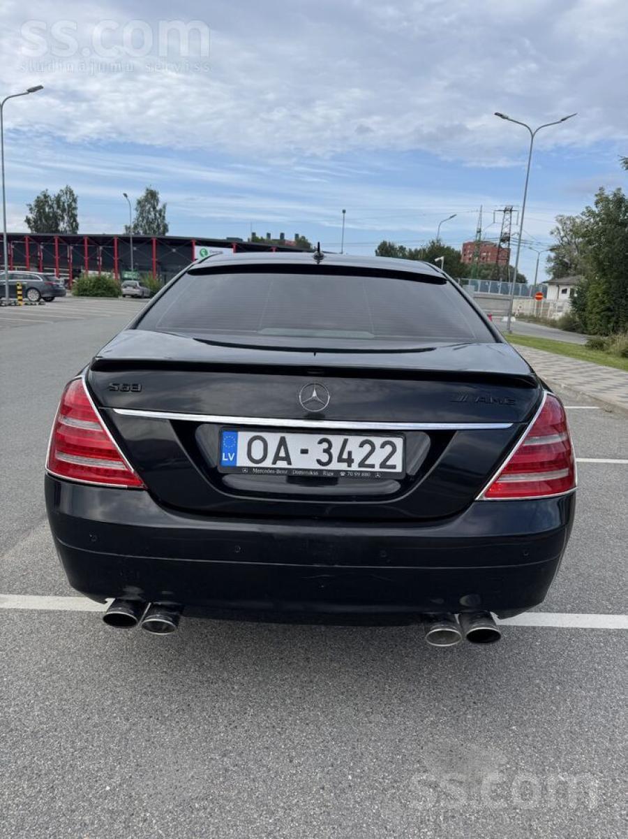 Melns Mercedes-Benz S 350 2006 Rīga, ar dzinēja tilpumu 3.50 L un nobraukumu 325 tūkst. km par 4999 €, foto 5 vietnē AUTOMOTO.COM.LV