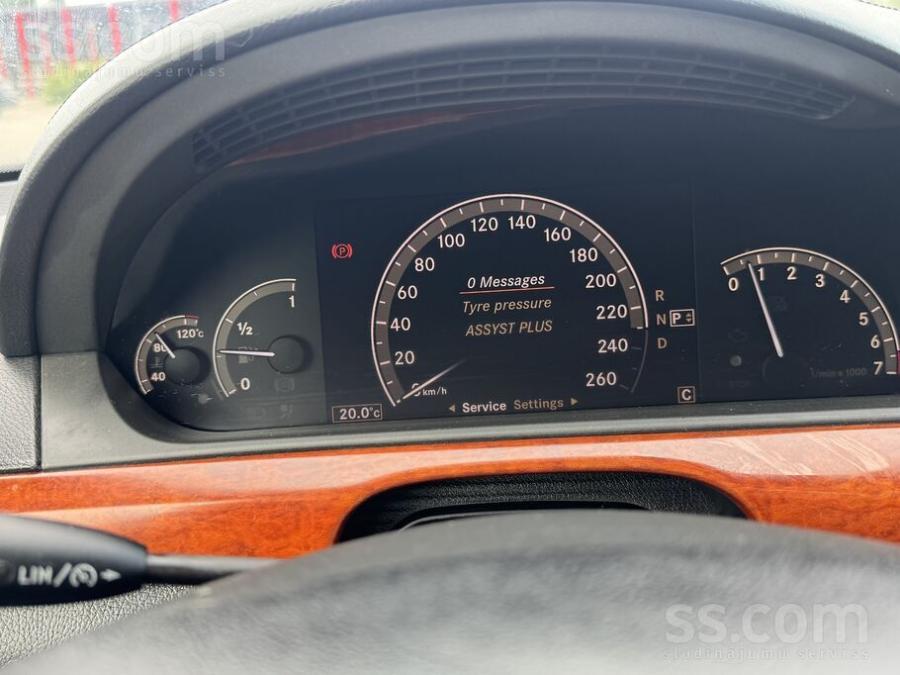 Melns Mercedes-Benz S 350 2006 Rīga, ar dzinēja tilpumu 3.50 L un nobraukumu 325 tūkst. km par 4999 €, foto 27 vietnē AUTOMOTO.COM.LV