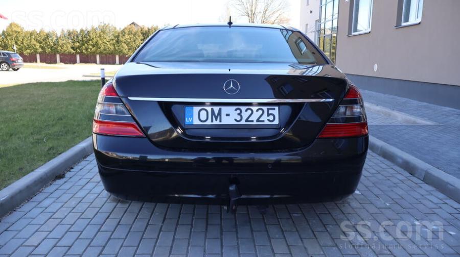 Melns Mercedes-Benz S 350 2007 Rīga, ar dzinēja tilpumu 3.50 L un nobraukumu 0 tūkst. km par 4590 €, foto 7 vietnē AUTOMOTO.COM.LV
