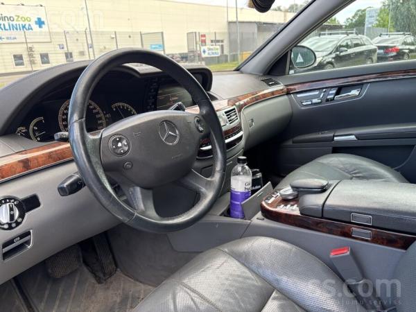 Melns Mercedes-Benz S 350 2007 Rīga, ar dzinēja tilpumu 3.50 L un nobraukumu 0 tūkst. km par 3990 €, foto 8 vietnē AUTOMOTO.COM.LV