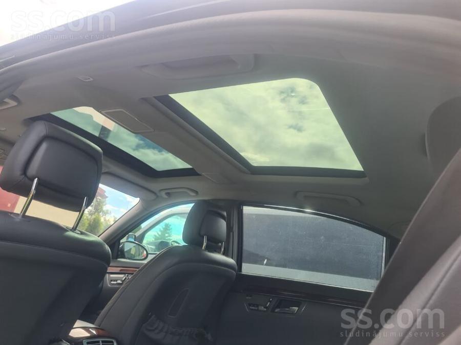 Black Mercedes-Benz S 350 2007 in Jekabpils, with an engine capacity of 3.50 L and mileage of 381 thousand km for 3990 €, photo 6 on AUTOMOTO.COM.LV
