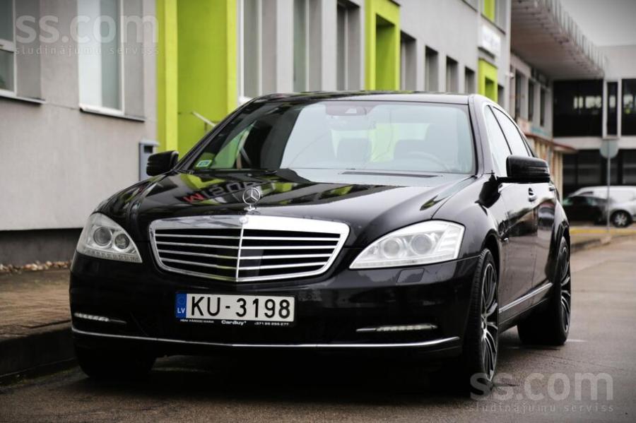 Melns Mercedes-Benz S 350 2010 Rīga, ar dzinēja tilpumu 3.00 L un nobraukumu 0 tūkst. km par 9000 €, foto 1 vietnē AUTOMOTO.COM.LV