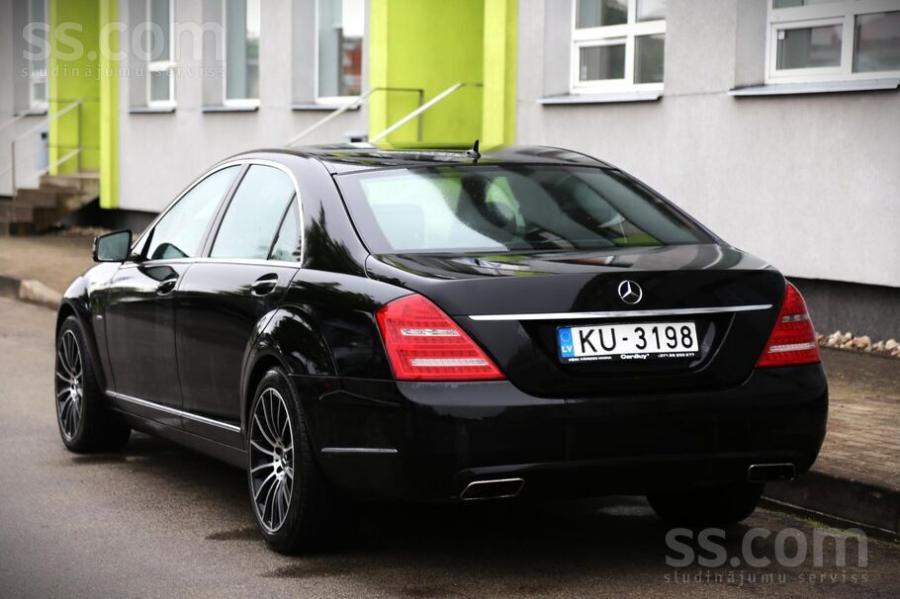 Melns Mercedes-Benz S 350 2010 Rīga, ar dzinēja tilpumu 3.00 L un nobraukumu 0 tūkst. km par 9000 €, foto 5 vietnē AUTOMOTO.COM.LV