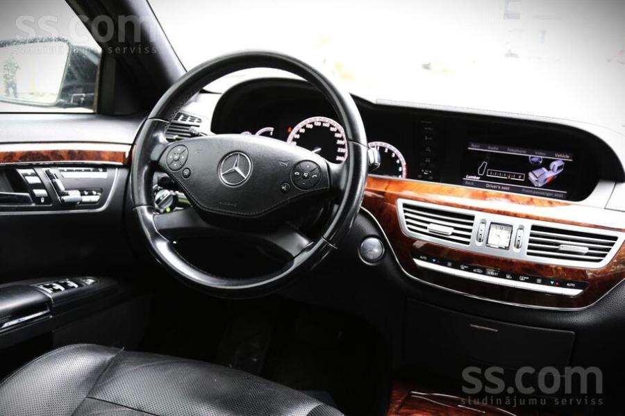 Melns Mercedes-Benz S 350 2010 Rīga, ar dzinēja tilpumu 3.00 L un nobraukumu 0 tūkst. km par 9000 €, foto 15 vietnē AUTOMOTO.COM.LV