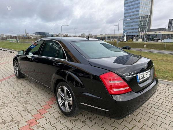 Melns Mercedes-Benz S 350 2010 Viļņa, ar dzinēja tilpumu 2.99 L un nobraukumu 410 tūkst. km par 8900 €, foto 5 vietnē AUTOMOTO.COM.LV