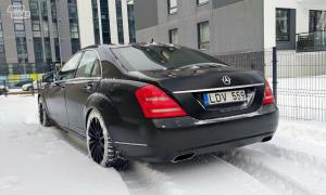 Melns Mercedes-Benz S 350 2010 Viļņa, ar dzinēja tilpumu 3.00 L un nobraukumu 400 tūkst. km par 7800 €, foto 3 vietnē AUTOMOTO.COM.LV