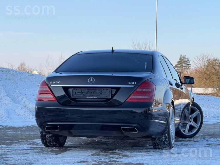 Melns Mercedes-Benz S 350 2010 Rīga, ar dzinēja tilpumu 3.00 L un nobraukumu 0 tūkst. km par 11750 €, foto 4 vietnē AUTOMOTO.COM.LV