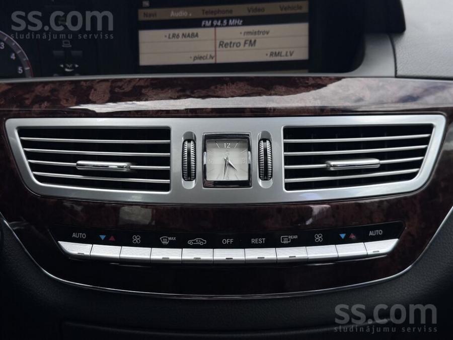 Melns Mercedes-Benz S 350 2010 Rīga, ar dzinēja tilpumu 3.00 L un nobraukumu 0 tūkst. km par 10500 €, foto 22 vietnē AUTOMOTO.COM.LV