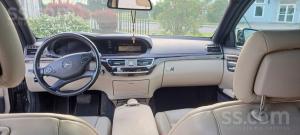 Melns Mercedes-Benz S 350 2010 Rīga, ar dzinēja tilpumu 3.00 L un nobraukumu 500 tūkst. km par 9500 €, foto 11 vietnē AUTOMOTO.COM.LV