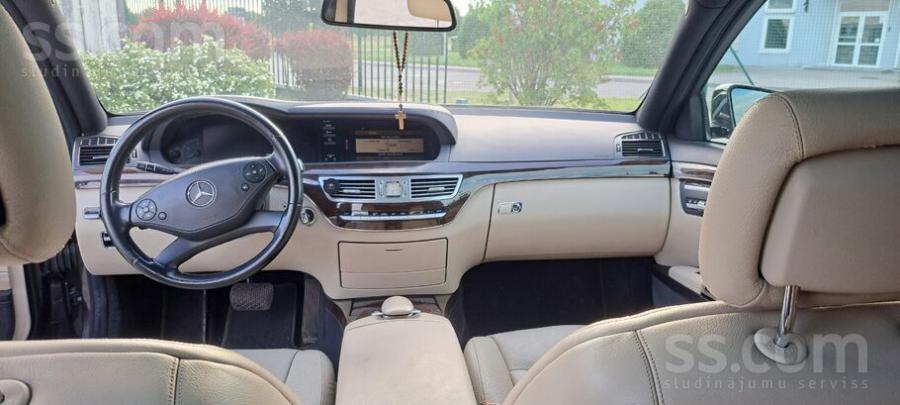 Melns Mercedes-Benz S 350 2010 Rīga, ar dzinēja tilpumu 3.00 L un nobraukumu 500 tūkst. km par 9500 €, foto 11 vietnē AUTOMOTO.COM.LV