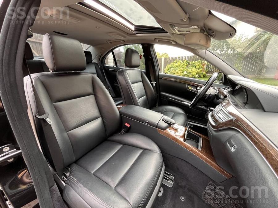 Melns Mercedes-Benz S 350 2010 Rīga, ar dzinēja tilpumu 3.00 L un nobraukumu 298 tūkst. km par 10300 €, foto 13 vietnē AUTOMOTO.COM.LV