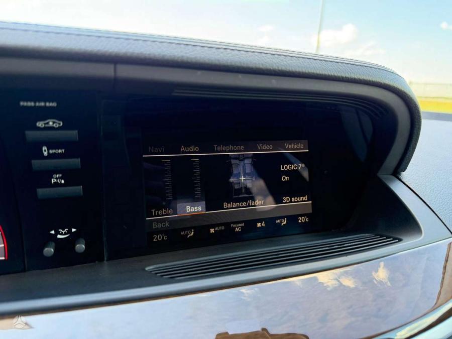Melns Mercedes-Benz S 350 2010 Marijampole, ar dzinēja tilpumu 2.99 L un nobraukumu 320 tūkst. km par 10999 €, foto 26 vietnē AUTOMOTO.COM.LV
