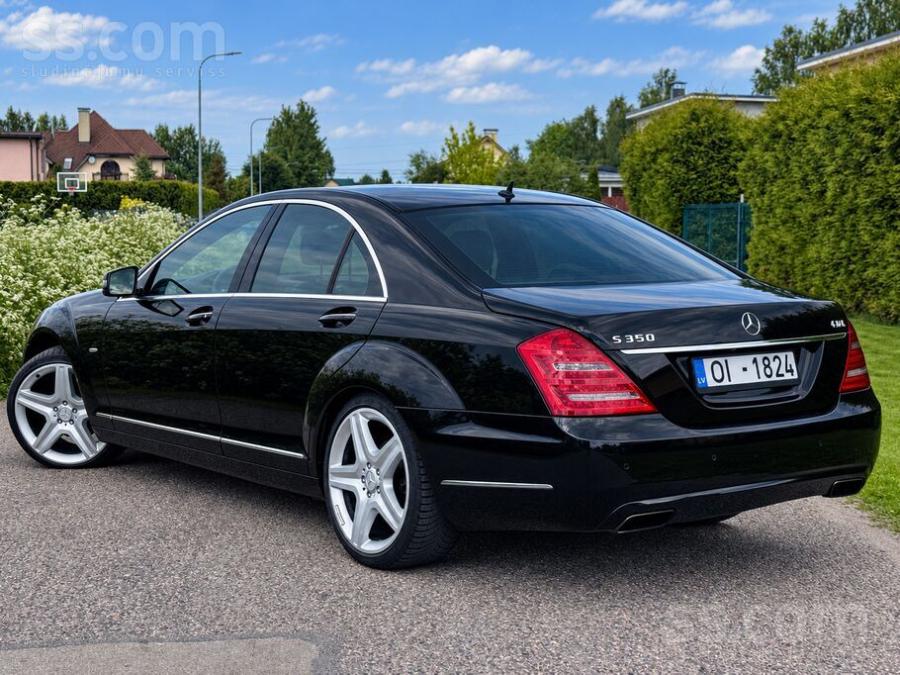 Melns Mercedes-Benz S 350 2010 Rīga, ar dzinēja tilpumu 3.00 L un nobraukumu 319 tūkst. km par 10000 €, foto 8 vietnē AUTOMOTO.COM.LV