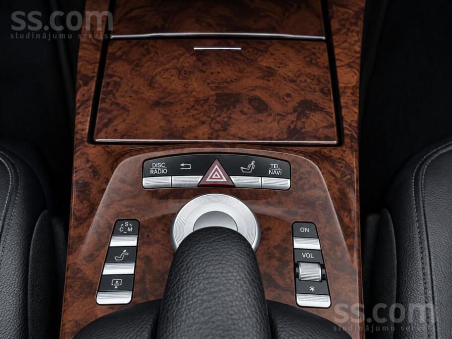 Melns Mercedes-Benz S 350 2010 Rīga, ar dzinēja tilpumu 3.00 L un nobraukumu 319 tūkst. km par 10000 €, foto 21 vietnē AUTOMOTO.COM.LV