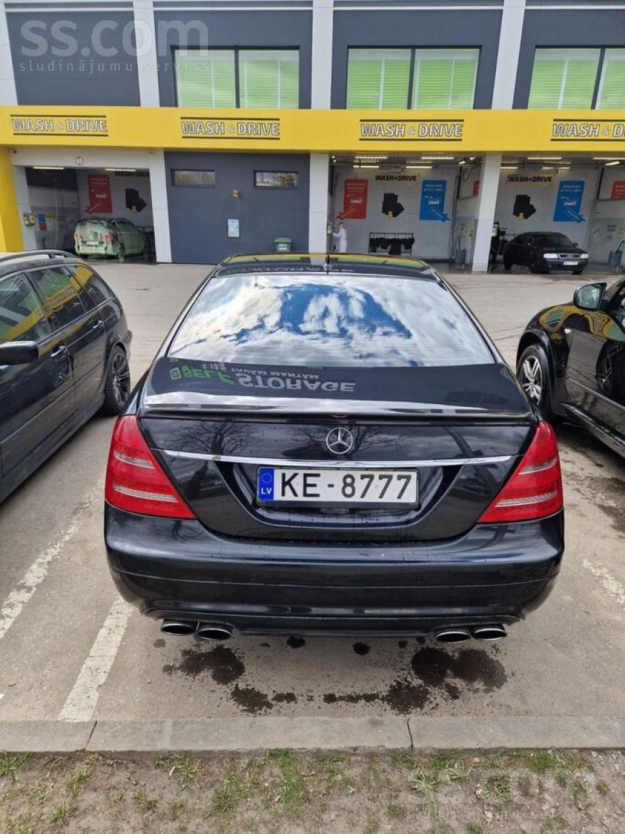 Melns Mercedes-Benz S 350 2011 Rīga, ar dzinēja tilpumu 3.00 L un nobraukumu 217 tūkst. km par 12000 €, foto 4 vietnē AUTOMOTO.COM.LV