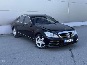 Black Mercedes-Benz S 350 2011 in Riga, with an engine capacity of 2.99 L and mileage of 209 thousand km for 18588 €, photo  on AUTOMOTO.COM.LV