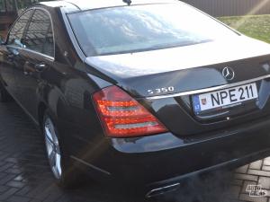 Melns Mercedes-Benz S 350 2012 Kauņa, ar dzinēja tilpumu 3.00 L un nobraukumu 380 tūkst. km par 12900 €, foto 6 vietnē AUTOMOTO.COM.LV