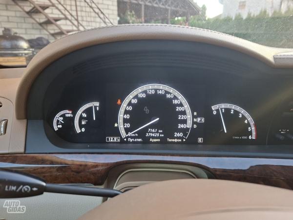 Black Mercedes-Benz S 350 2012 in Kaunas, with an engine capacity of 3.00 L and mileage of 380 thousand km for 12400 €, photo 8 on AUTOMOTO.COM.LV
