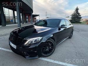 Black Mercedes-Benz S 350 2013 in Riga, with an engine capacity of 3.50 L and mileage of 0 thousand km for 24000 €, photo 2 on AUTOMOTO.COM.LV