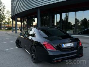 Black Mercedes-Benz S 350 2013 in Riga, with an engine capacity of 3.50 L and mileage of 0 thousand km for 24000 €, photo 5 on AUTOMOTO.COM.LV