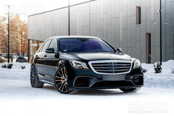 Black Mercedes-Benz S 350 2013 in Riga, with an engine capacity of 3.00 L and mileage of 164 thousand km for 28800 €, photo 1 on AUTOMOTO.COM.LV