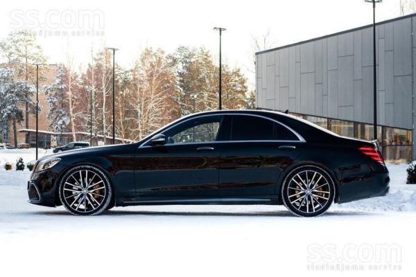 Black Mercedes-Benz S 350 2013 in Riga, with an engine capacity of 3.00 L and mileage of 164 thousand km for 28800 €, photo 2 on AUTOMOTO.COM.LV