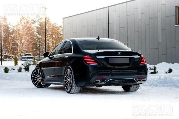 Black Mercedes-Benz S 350 2013 in Riga, with an engine capacity of 3.00 L and mileage of 164 thousand km for 28800 €, photo 3 on AUTOMOTO.COM.LV