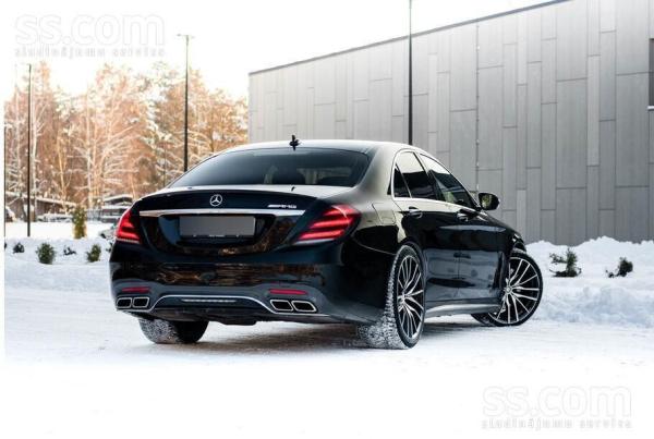 Black Mercedes-Benz S 350 2013 in Riga, with an engine capacity of 3.00 L and mileage of 164 thousand km for 28800 €, photo 6 on AUTOMOTO.COM.LV