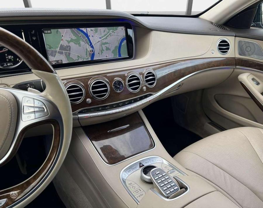 Melns Mercedes-Benz S 350 2013 Kauņa, ar dzinēja tilpumu 2.99 L un nobraukumu 296 tūkst. km par 17900 €, foto 13 vietnē AUTOMOTO.COM.LV