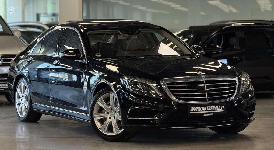 Melns Mercedes-Benz S 350 2013 Klaipėda, ar dzinēja tilpumu 2.99 L un nobraukumu 265 tūkst. km par 25900 €, foto 1 vietnē AUTOMOTO.COM.LV