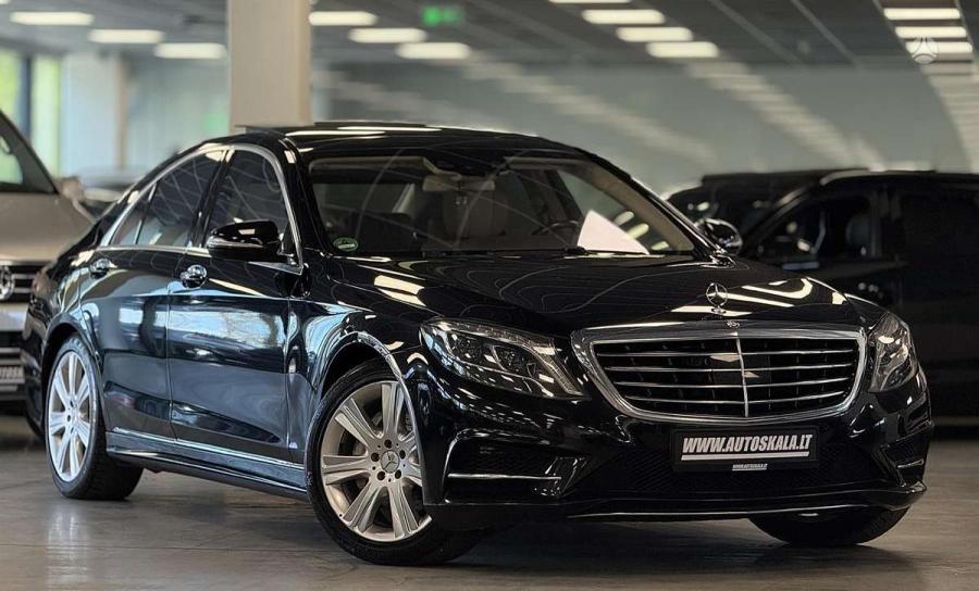 Melns Mercedes-Benz S 350 2013 Klaipėda, ar dzinēja tilpumu 2.99 L un nobraukumu 265 tūkst. km par 25900 €, foto 12 vietnē AUTOMOTO.COM.LV
