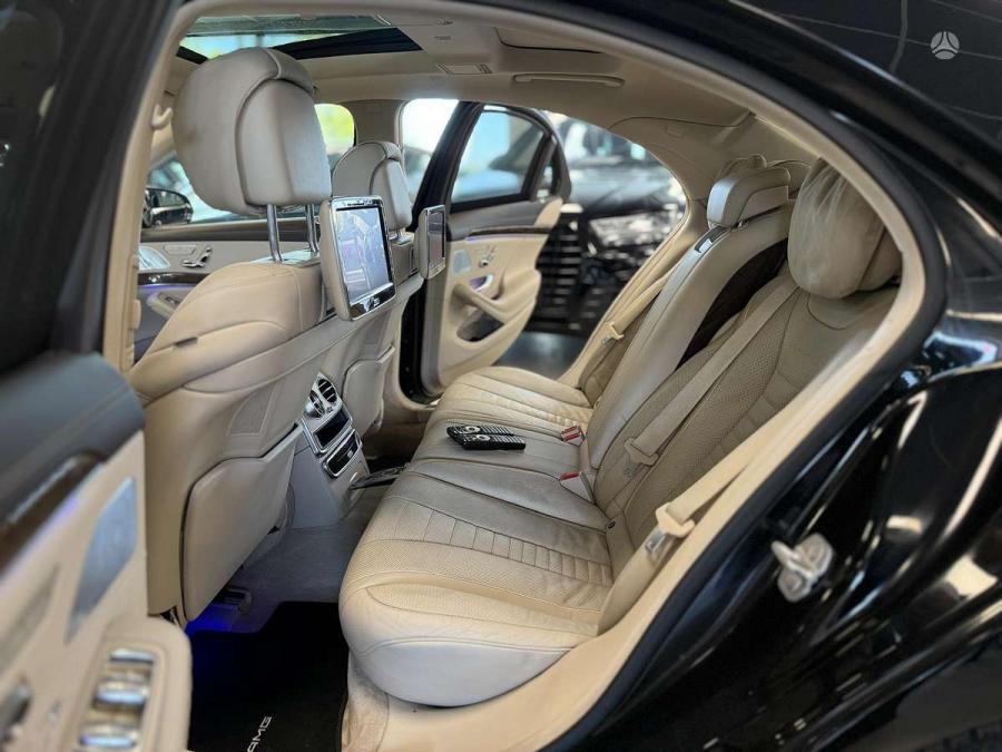 Melns Mercedes-Benz S 350 2013 Klaipėda, ar dzinēja tilpumu 2.99 L un nobraukumu 265 tūkst. km par 25900 €, foto 32 vietnē AUTOMOTO.COM.LV