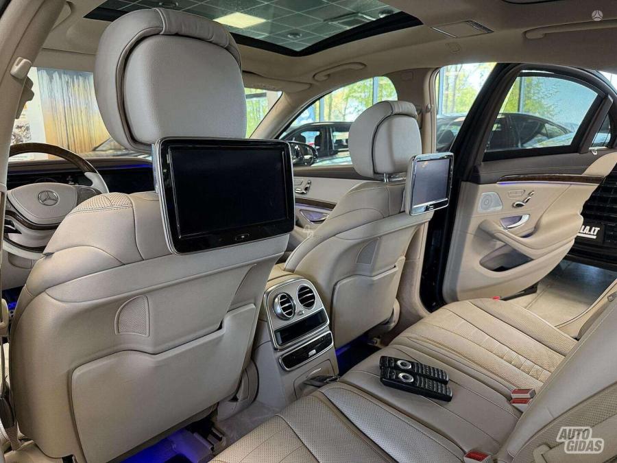 Melns Mercedes-Benz S 350 2013 Klaipėda, ar dzinēja tilpumu 3.00 L un nobraukumu 265 tūkst. km par 24750 €, foto 26 vietnē AUTOMOTO.COM.LV