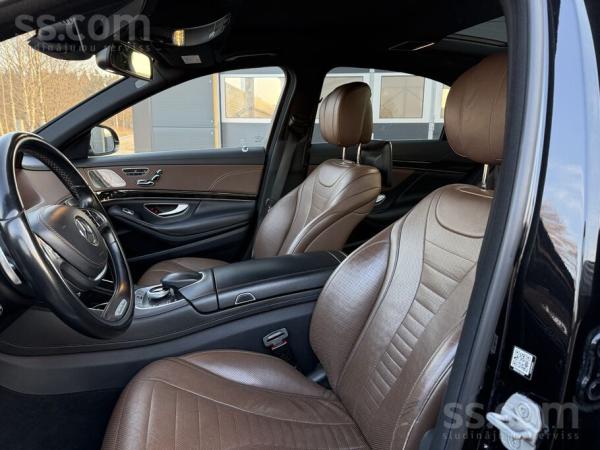 Black Mercedes-Benz S 350 2013 in Valmiera, with an engine capacity of 3.00 L and mileage of 335 thousand km for 23500 €, photo 9 on AUTOMOTO.COM.LV