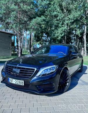 Melns Mercedes-Benz S 350 2013 Rīga, ar dzinēja tilpumu 3.00 L un nobraukumu 225 tūkst. km par 24500 €, foto  vietnē AUTOMOTO.COM.LV