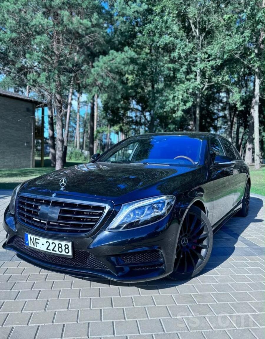 Melns Mercedes-Benz S 350 2013 Rīga, ar dzinēja tilpumu 3.00 L un nobraukumu 225 tūkst. km par 24500 €, foto 1 vietnē AUTOMOTO.COM.LV