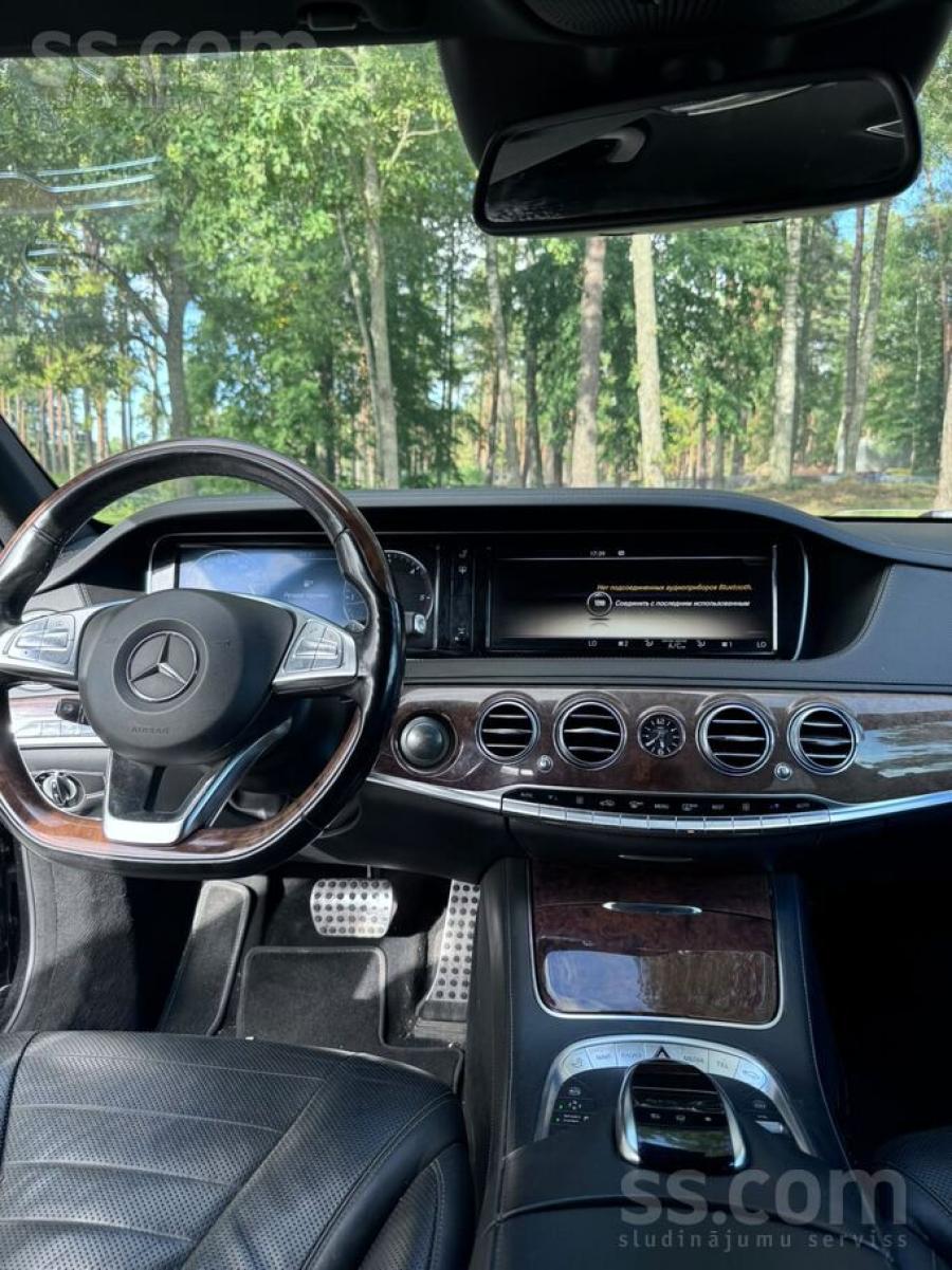 Melns Mercedes-Benz S 350 2013 Rīga, ar dzinēja tilpumu 3.00 L un nobraukumu 225 tūkst. km par 24500 €, foto 7 vietnē AUTOMOTO.COM.LV