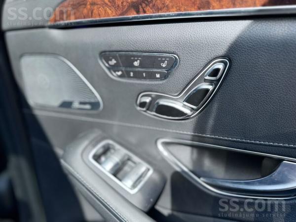 Black Mercedes-Benz S 350 2013 in Riga, with an engine capacity of 3.00 L and mileage of 225 thousand km for 24500 €, photo 8 on AUTOMOTO.COM.LV