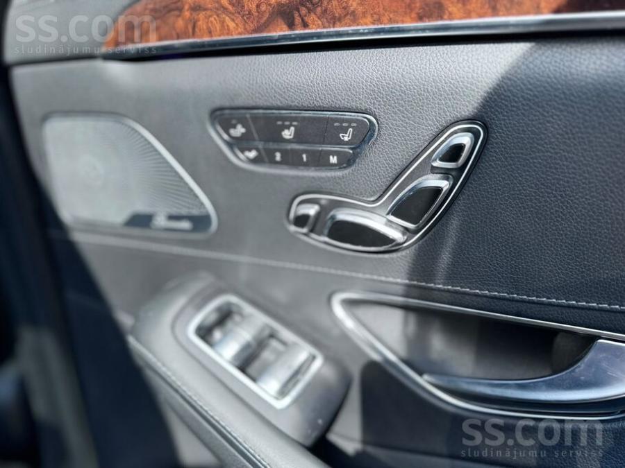Melns Mercedes-Benz S 350 2013 Rīga, ar dzinēja tilpumu 3.00 L un nobraukumu 225 tūkst. km par 24500 €, foto 9 vietnē AUTOMOTO.COM.LV