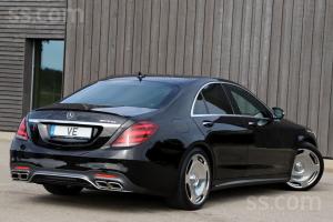 Black Mercedes-Benz S 350 2013 in Tukums, with an engine capacity of 3.00 L and mileage of 170 thousand km for 35000 €, photo 4 on AUTOMOTO.COM.LV