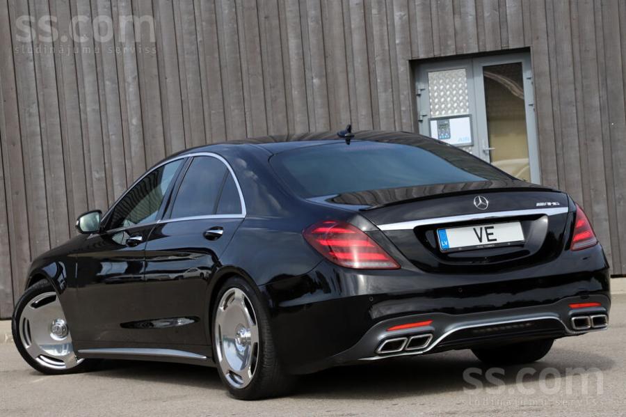 Black Mercedes-Benz S 350 2013 in Tukums, with an engine capacity of 3.00 L and mileage of 170 thousand km for 35000 €, photo 5 on AUTOMOTO.COM.LV