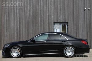 Black Mercedes-Benz S 350 2013 in Tukums, with an engine capacity of 3.00 L and mileage of 170 thousand km for 35000 €, photo 6 on AUTOMOTO.COM.LV