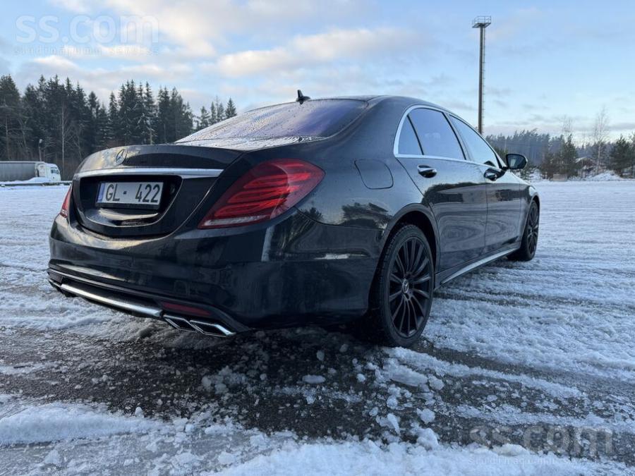 Melns Mercedes-Benz S 350 2014 Valmiera, ar dzinēja tilpumu 3.00 L un nobraukumu 331 tūkst. km par 28000 €, foto 7 vietnē AUTOMOTO.COM.LV