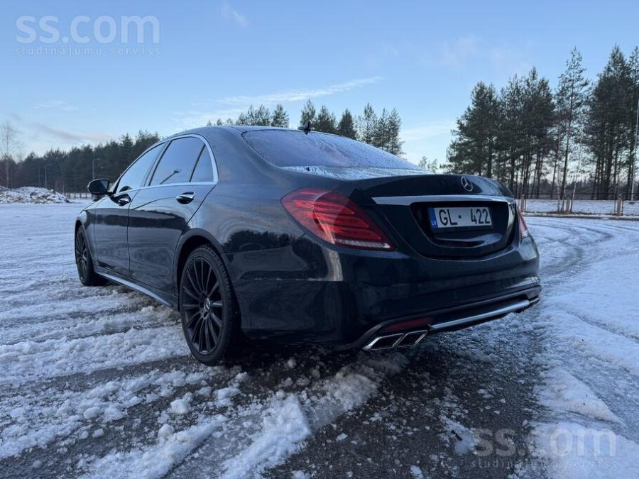Melns Mercedes-Benz S 350 2014 Valmiera, ar dzinēja tilpumu 3.00 L un nobraukumu 331 tūkst. km par 28000 €, foto 8 vietnē AUTOMOTO.COM.LV