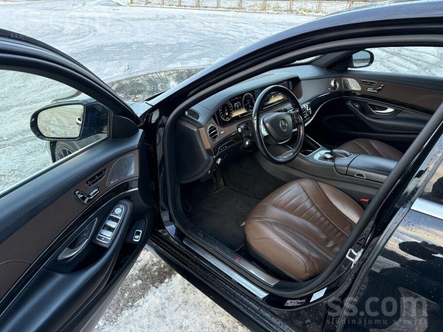 Melns Mercedes-Benz S 350 2014 Valmiera, ar dzinēja tilpumu 3.00 L un nobraukumu 331 tūkst. km par 28000 €, foto 11 vietnē AUTOMOTO.COM.LV