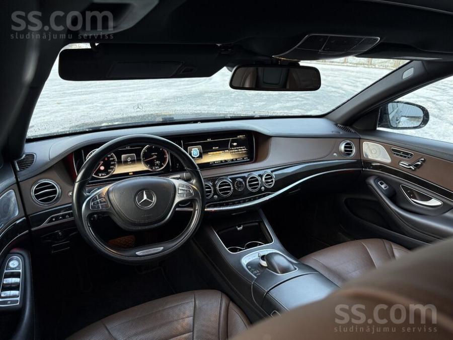 Melns Mercedes-Benz S 350 2014 Valmiera, ar dzinēja tilpumu 3.00 L un nobraukumu 331 tūkst. km par 28000 €, foto 12 vietnē AUTOMOTO.COM.LV