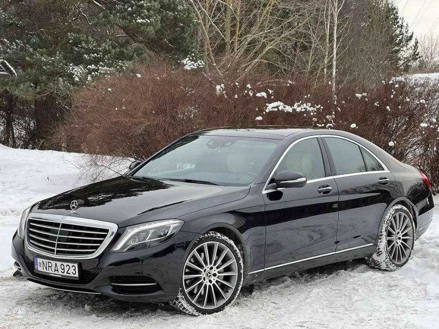 Melns Mercedes-Benz S 350 2014 Viļņa, ar dzinēja tilpumu 2.99 L un nobraukumu 317 tūkst. km par 17900 €, foto 3 vietnē AUTOMOTO.COM.LV