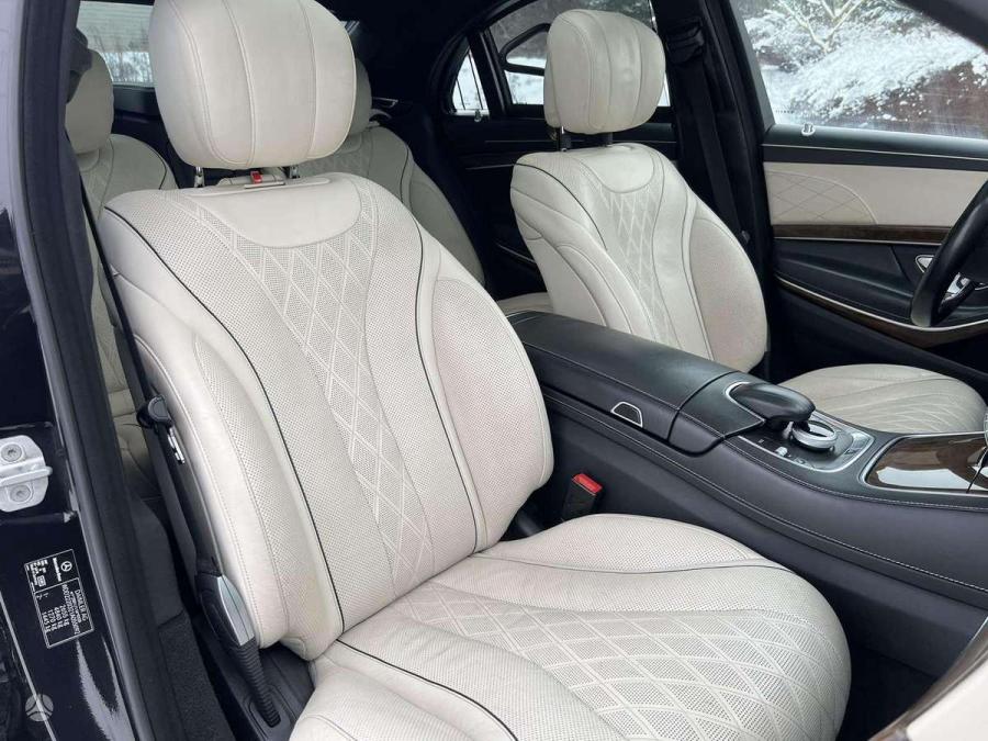 Melns Mercedes-Benz S 350 2014 Viļņa, ar dzinēja tilpumu 2.99 L un nobraukumu 317 tūkst. km par 17900 €, foto 13 vietnē AUTOMOTO.COM.LV